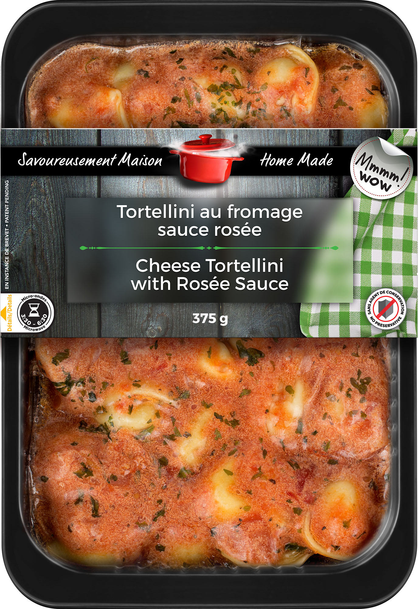 Cheese Tortellini with rosee sauce — Mon Epicer Bio